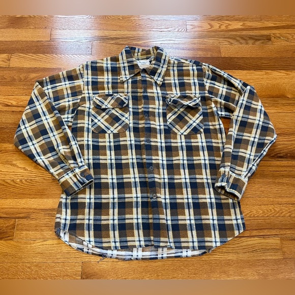 Shirts | 6s Distressed Button Up Flannel Shirt Rare Vintage Antique Mr ...